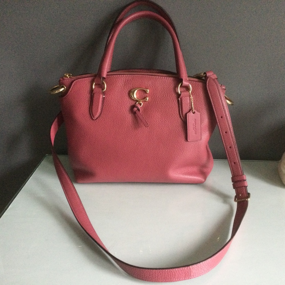 Coach Remi Satchel Handbag With Crossbody Strap - Gem